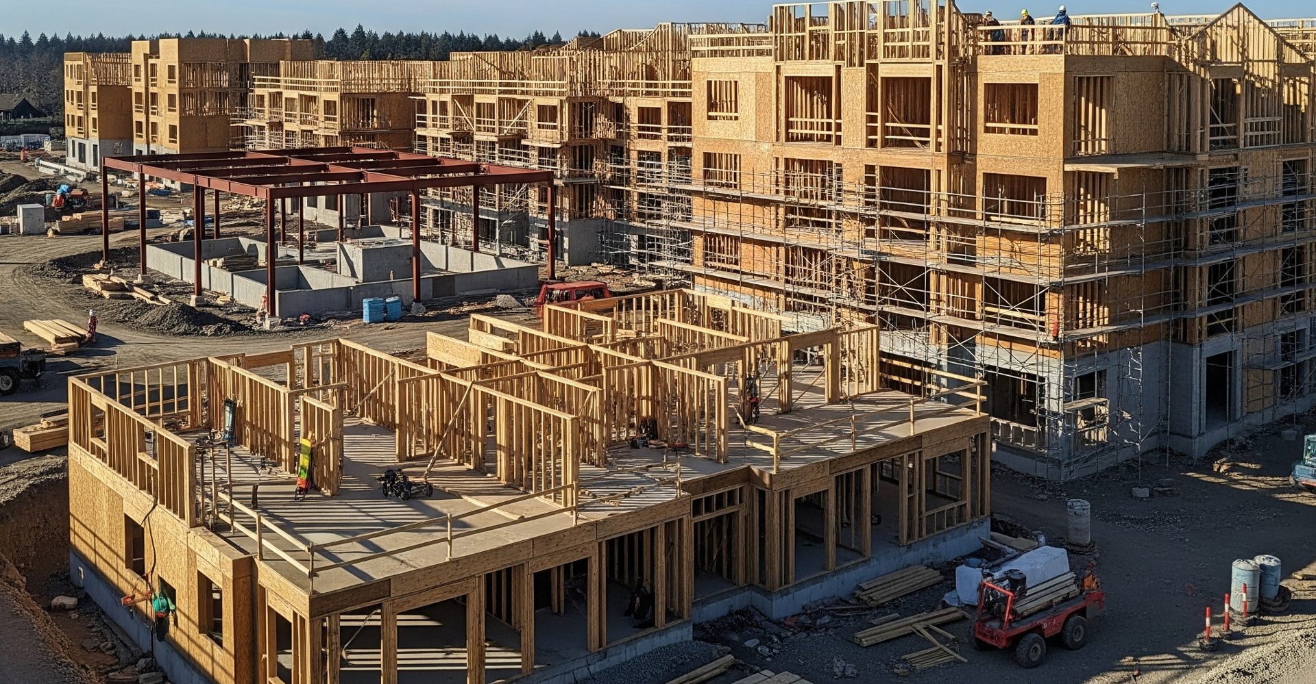 Multi-Family Roof & Floor Trusses in Houston | American Truss Components