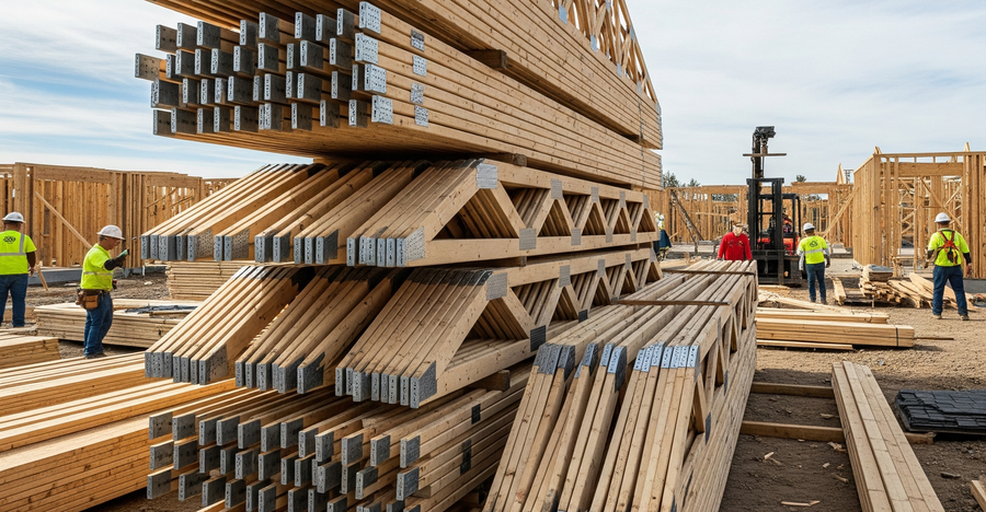 Residential Roof & Floor Trusses in Houston | American Truss Components